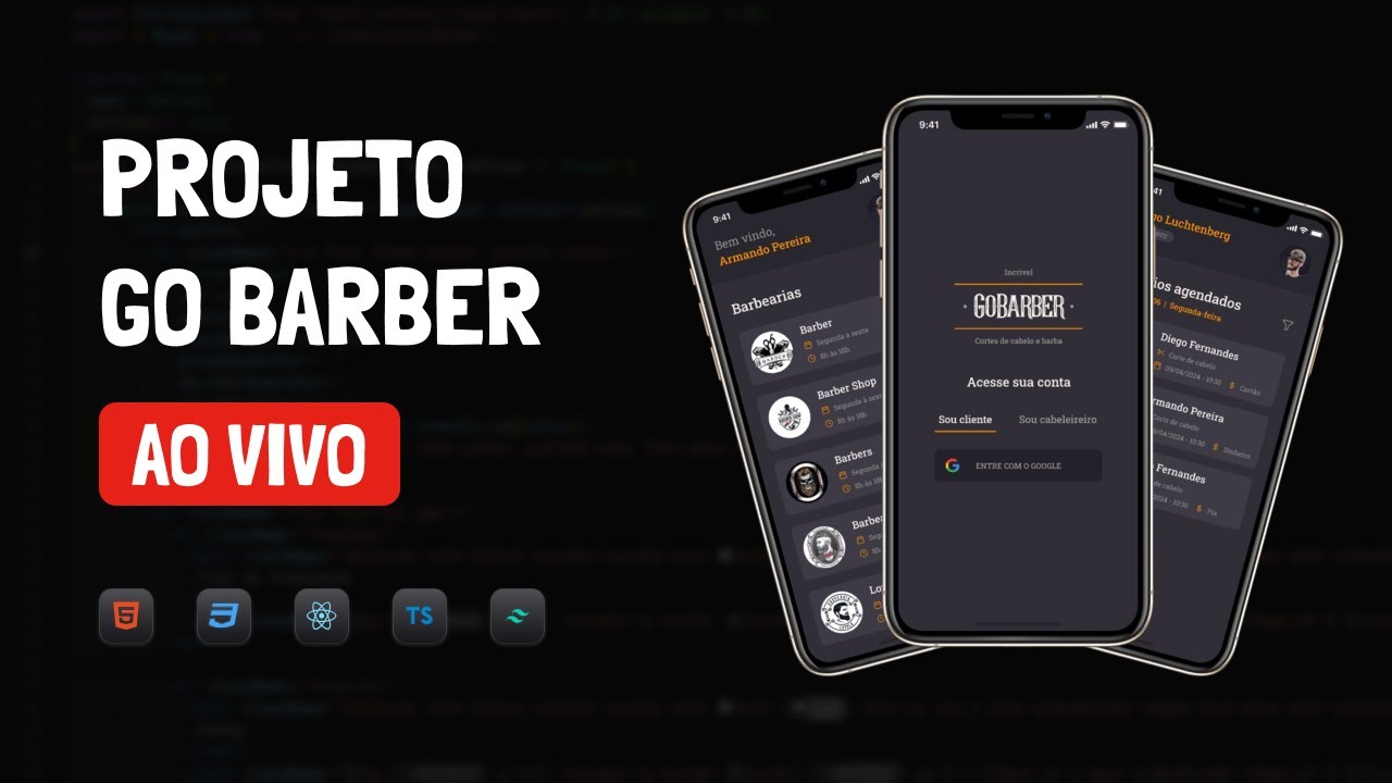 PROJETO FULL STACK GO BARBER #2 - YouTube