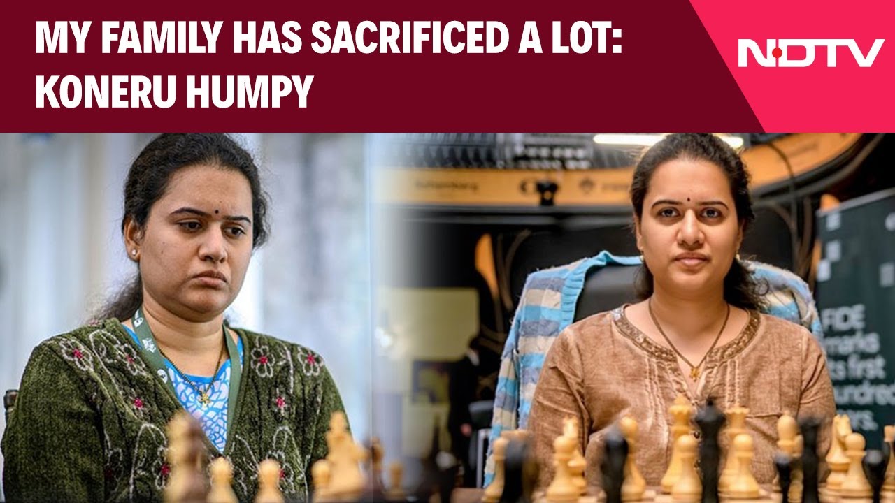 Koneru Humpy To NDTV After World Title: My Family Has Sacrificed A Lot - YouTube