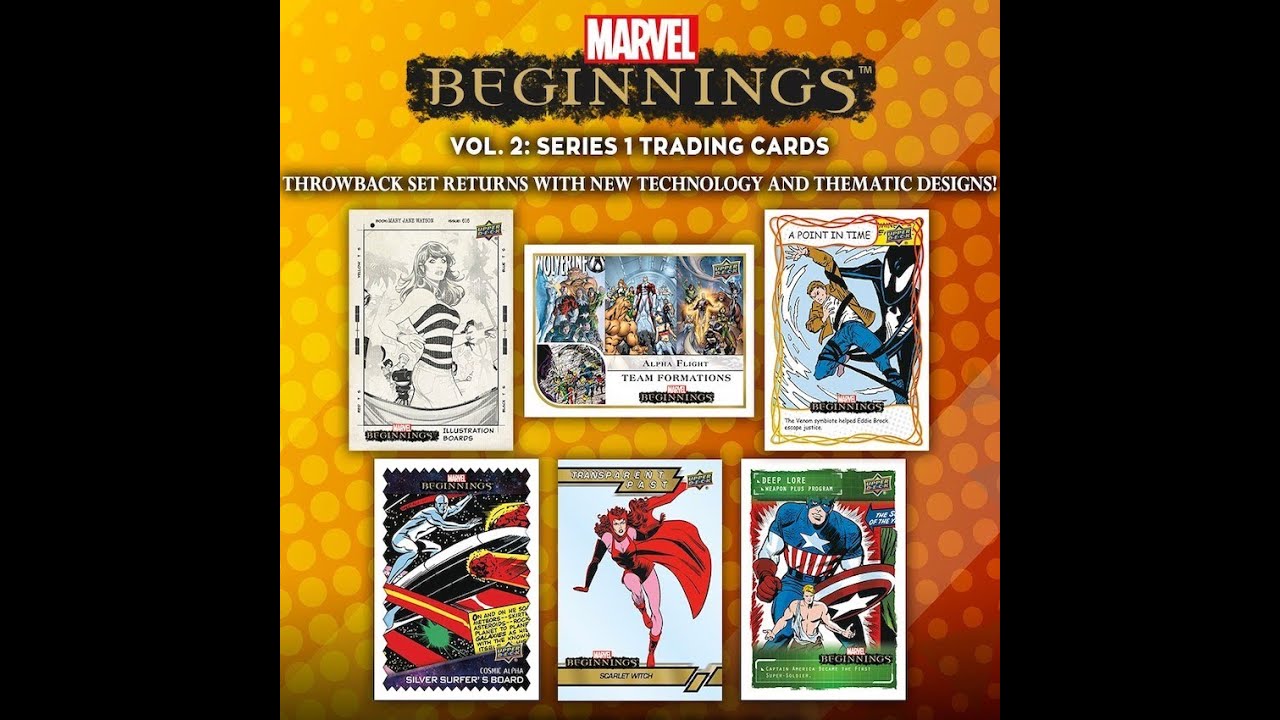 Marvel Beginnings Vol. 2 Series 1 Booster Box Opening - YouTube