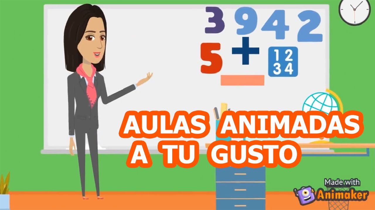 COMO HACER UNA AULA VIRTUAL ANIMADA PASO A PASO - YouTube