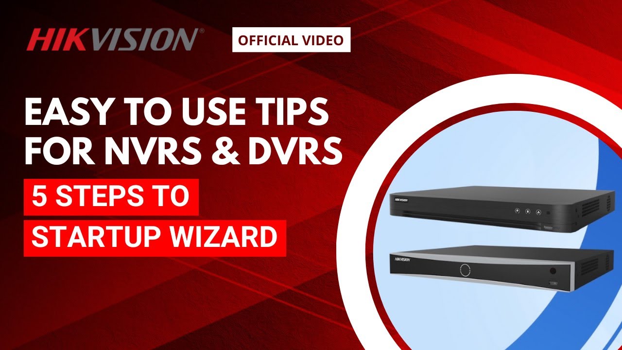 Easy to use Tips for NVRs & DVRs: 5 Steps to the Startup Wizard - YouTube