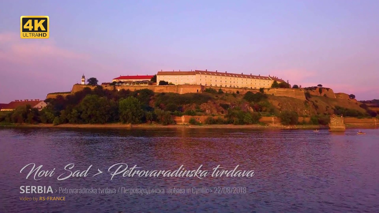 4K - Novi Sad, Petrovaradinska tvrđava / Panorama 360° noću - YouTube