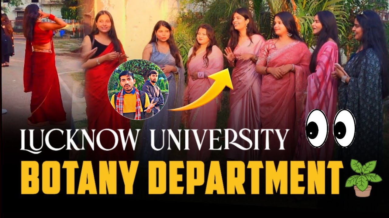 Lucknow University Campus Tour: Inside Botany Dept & Hidden Gems 🌿 # ...