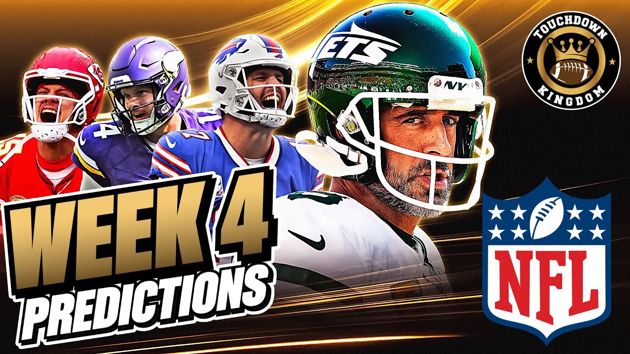 Week 4 NFL Predictions 2024! - YouTube