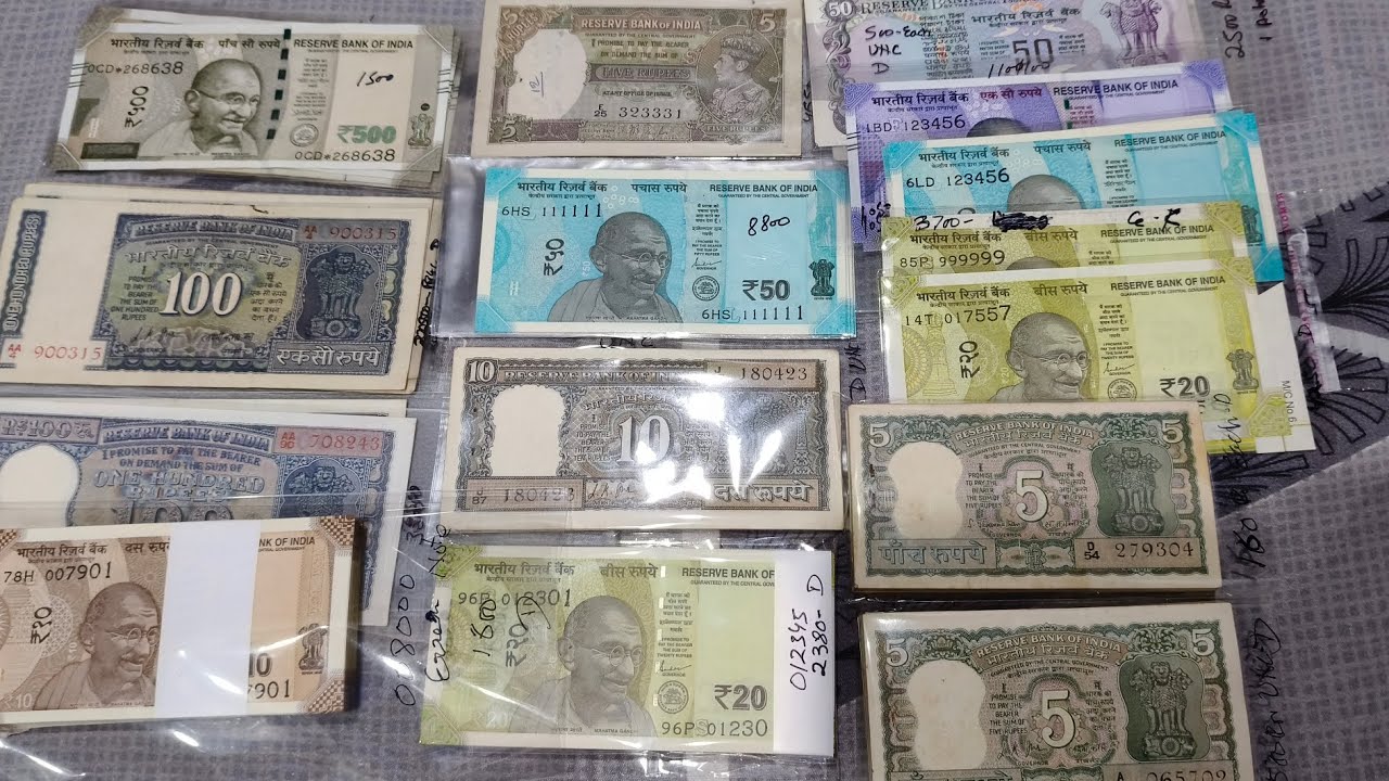 Buy Old Indian Notes Value Collection - YouTube