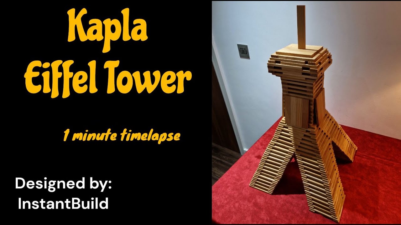 Unbelievable Kapla Eiffel Tower: Reaching New Heights! - YouTube