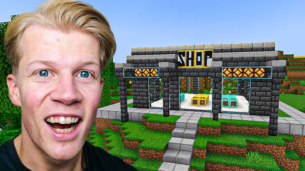 Ik Open Mijn Eigen Minecraft Winkel! - YouTube