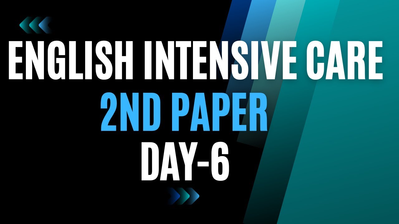 HSC English 2nd paper || Right forms of verb|| English Intensive Care ...