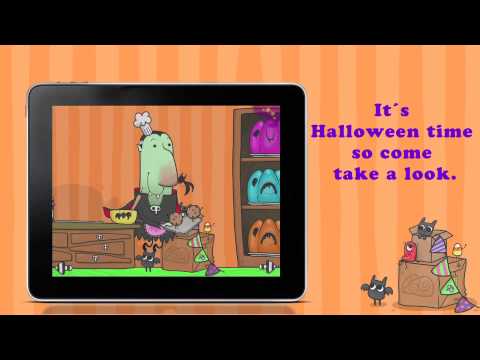PlayTales "Halloween Party" interactive eBook for children - YouTube