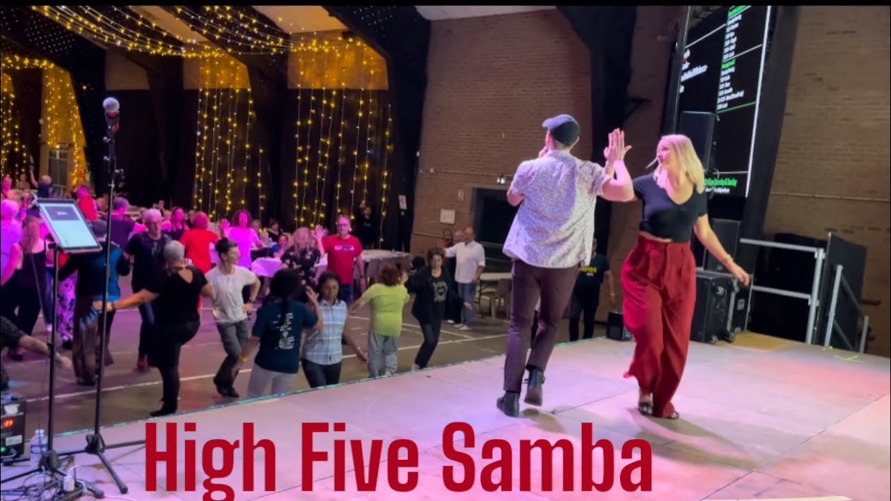 High Five Samba Line Dance - YouTube