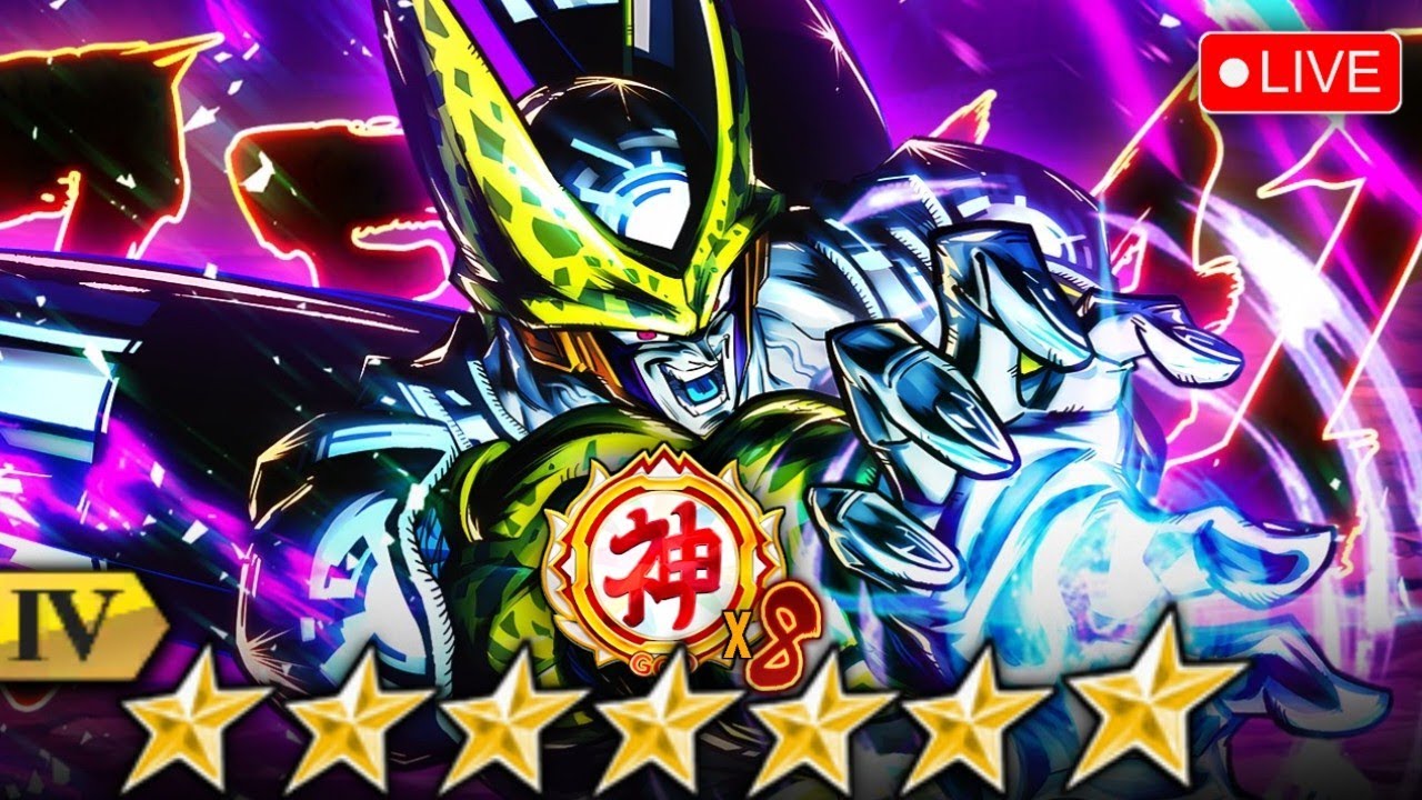 🔴(Dragon Ball Legends): 7 Stars Zenkai 4 LL Perfect Cell Live Showcase ...