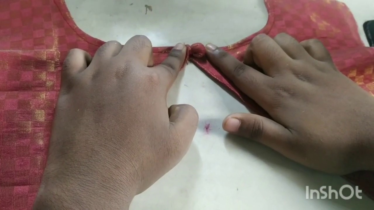 Designer blause cutting and steaching at home easily - YouTube