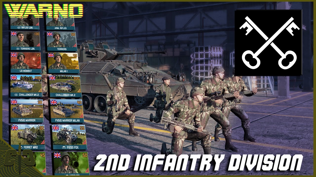 WARNO | United Kingdom's 2nd Infantry Division Overview ᴴᴰ - YouTube