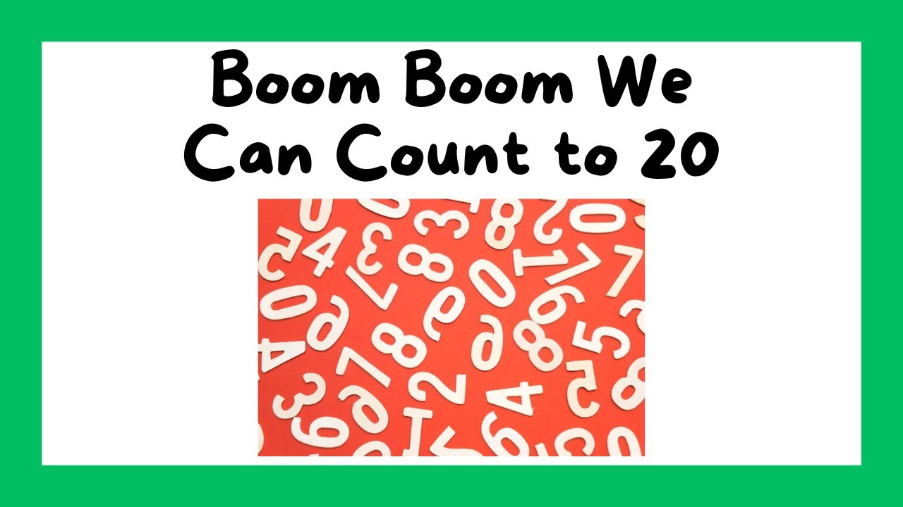 Boom Boom We Can Count to 20 - YouTube