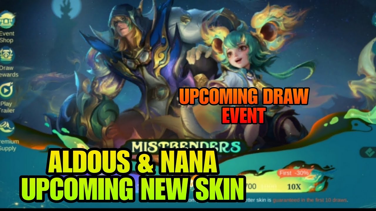 Upcoming Draw Event "Mistbenders" Aldous & Nana New Skin Event Draw ...