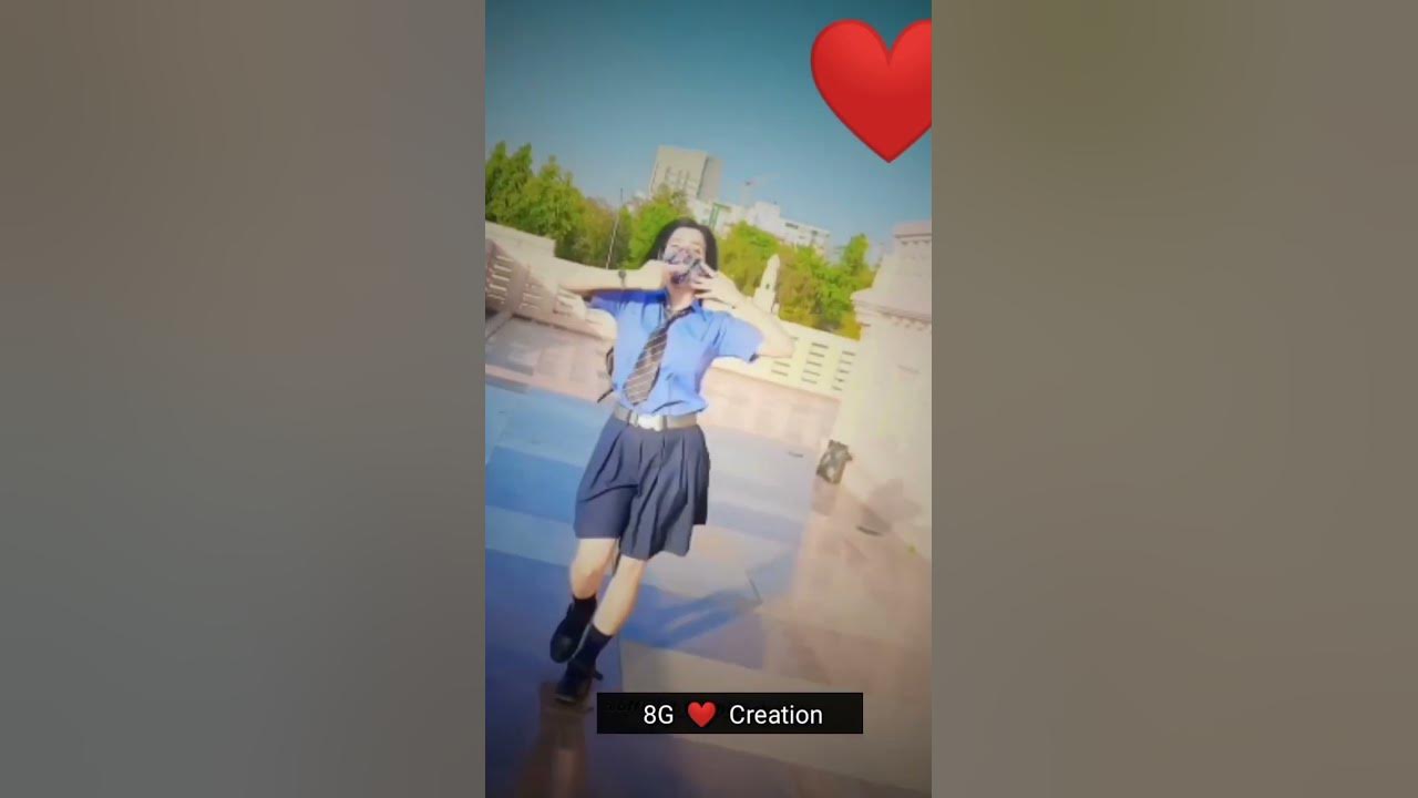 School Girl With Short Skirt Dance Young Girl Dance With Sexy Skirt Wearing Youtube