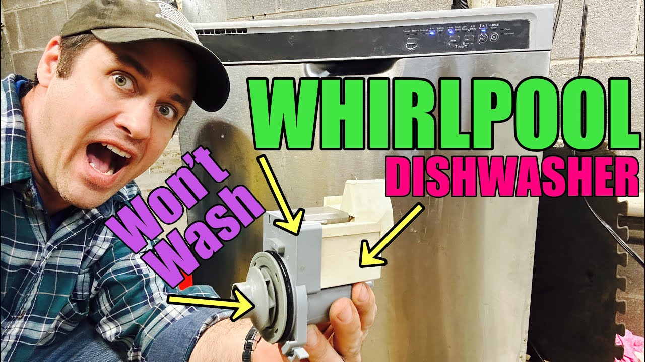 Whirlpool Dishwasher Fills With Water Then Stops