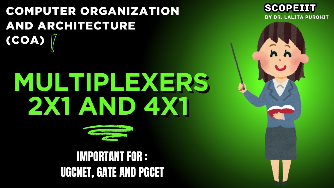 MULTIPLEXERS 2X1 AND 4X1 | COA | #scopeiit - YouTube