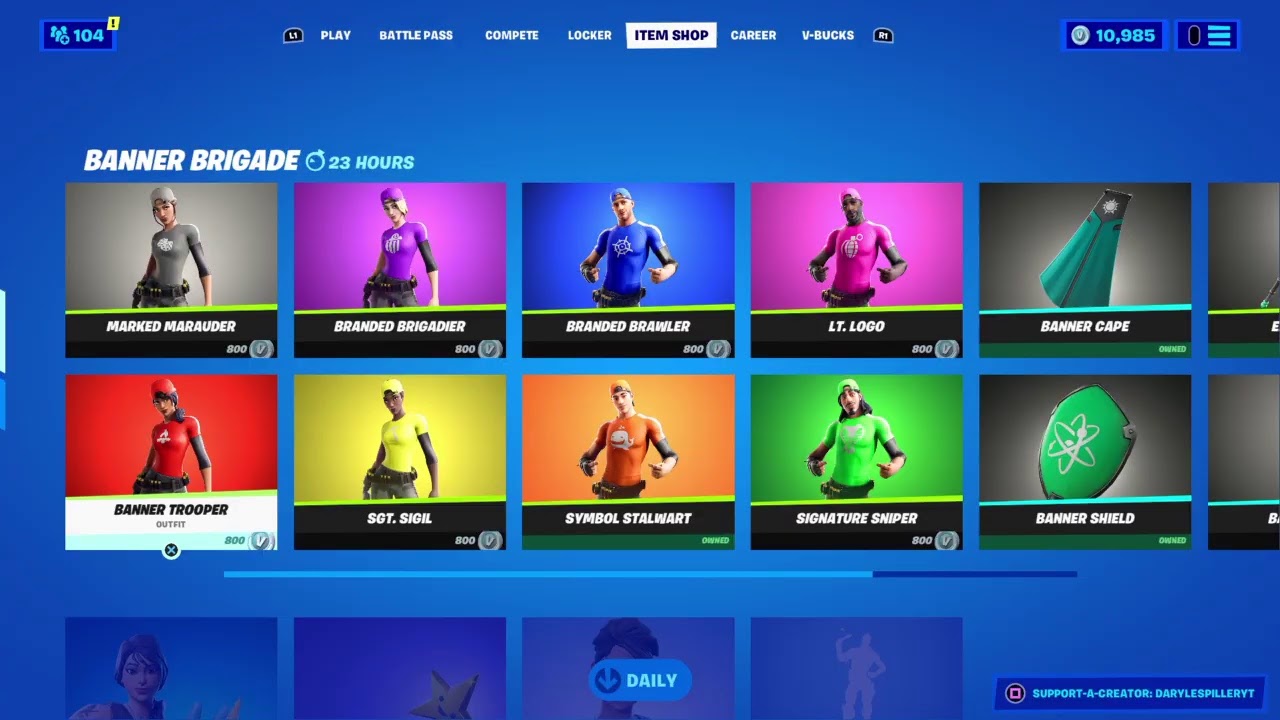 Fortnite Chapter 2 season 5 item shop reset 1/10/2021 - YouTube