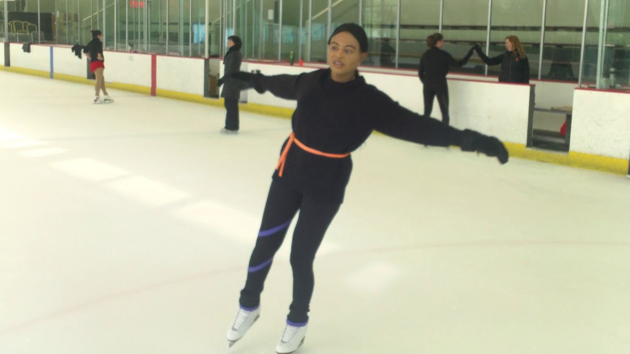 Paula’s Solo Swing Pattern Ice Dance Practice - YouTube
