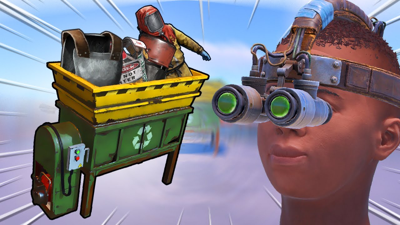 I recycled every piece of clothing in Rust - YouTube