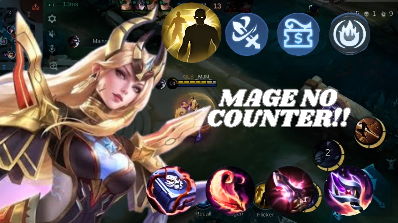 Gameplay Valentina!! Mage Yang Belum Ditemukan Counternya!! Valentina ...