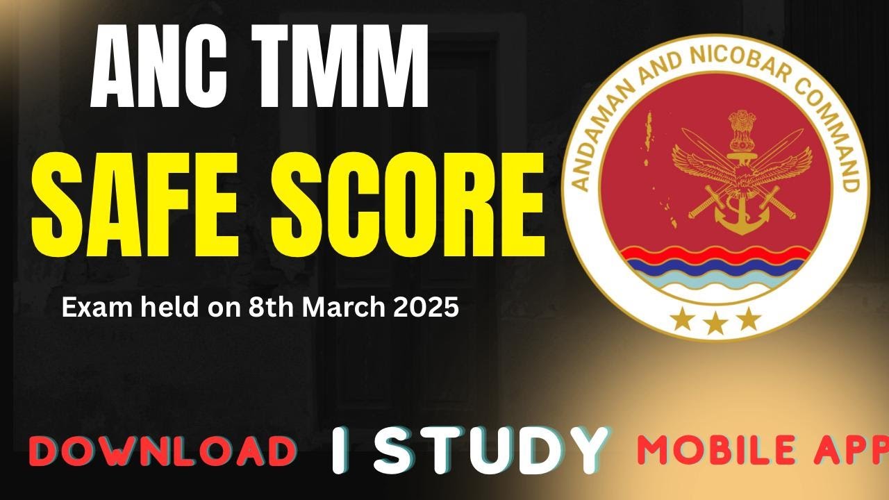 ANC TMM SAFE SCORE #indiannavy #indiannavyjob #indiannavyexam #jobs # ...