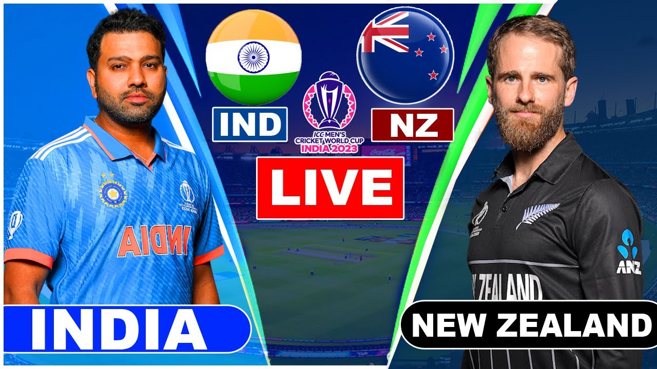 Live: IND Vs NZ, ICC World Cup | Live Match Score | India Vs New ...