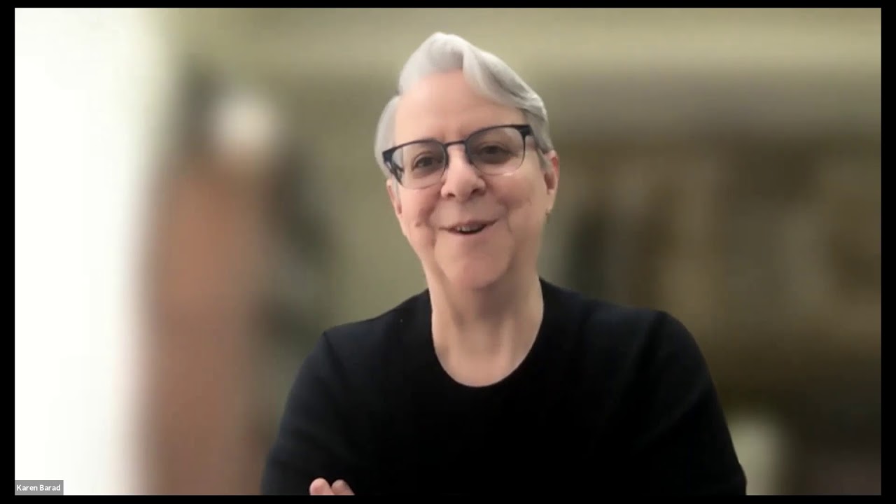 Karen Barad | Re-membering Time. For the Time Being. - YouTube