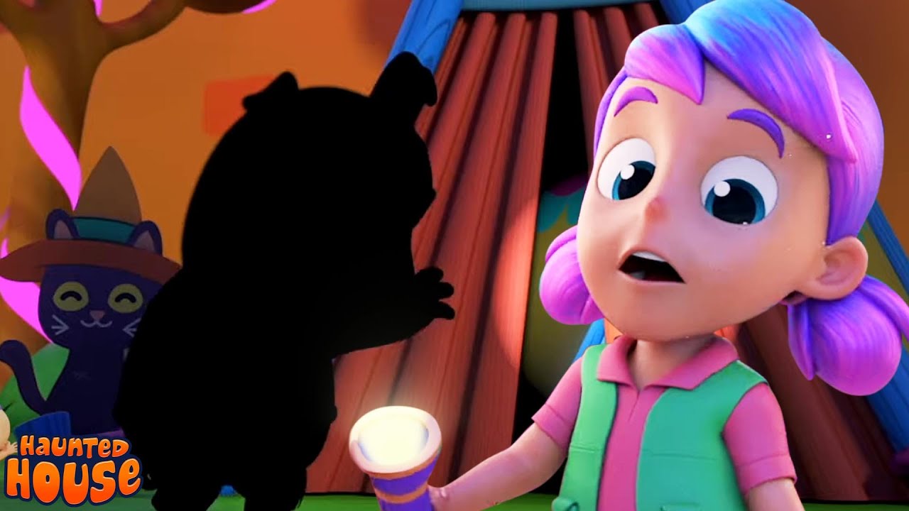 Halloween Camp, Spooky Songs And Scary Cartoon Video For Kids - YouTube