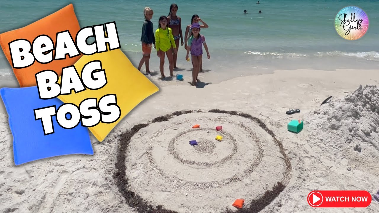 Beach Bag Toss! Beach Games Competition #beachgamesforkids #familyfun # ...