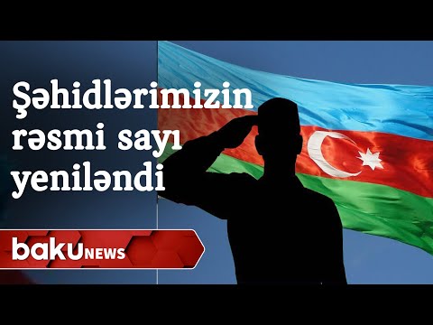 Qarabağ Müharibəsindəki şəhidlərimizin sayı 2841 nəfər oldu