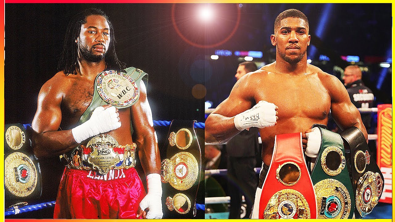Anthony Joshua vs Lennox Lewis - Clash of the British Punchers - YouTube