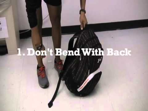 Proper Backpack Usage v - YouTube
