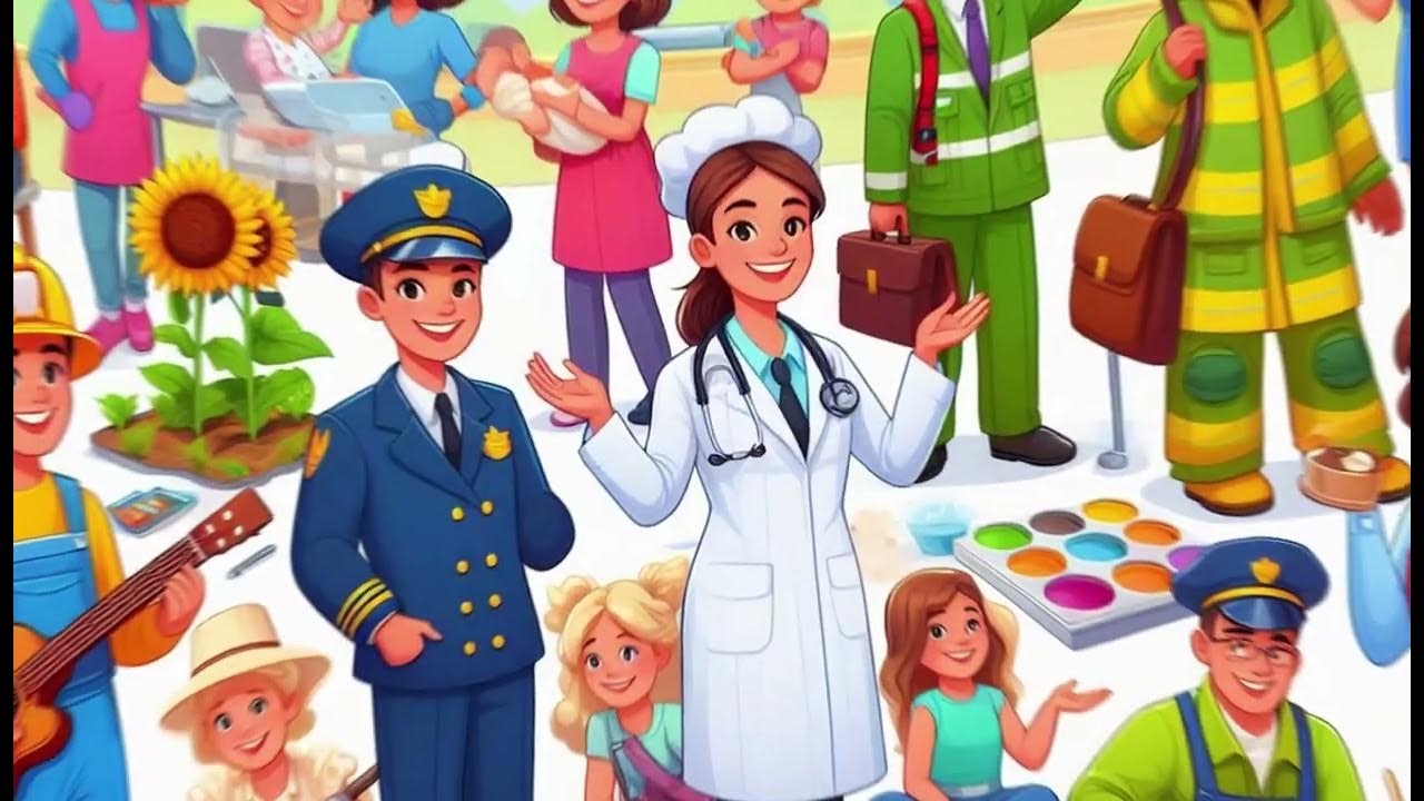 🚀 What Do You Want to Be? | Fun Kids Song About Jobs & Professions 👩‍⚕️ ...