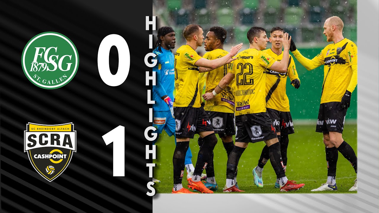 FC St. Gallen 1879 vs. CASHPOINT SCR Altach - Highlights - YouTube