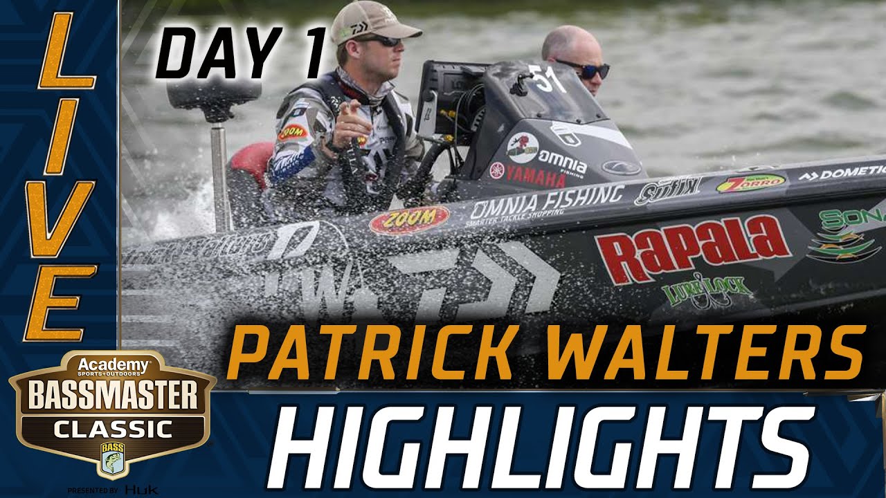 Patrick Walters Fantastic Day 1 of the Bassmaster Classic (Highlights ...