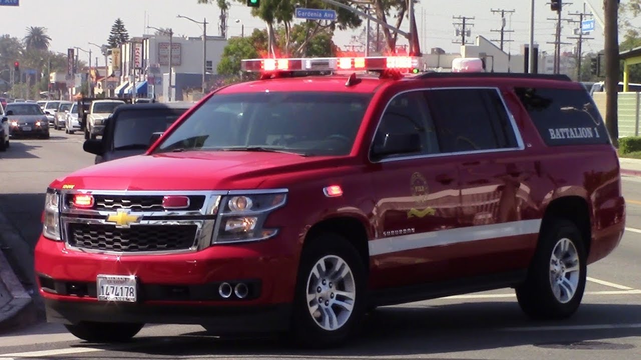 LBFD New Battalion 1 Responding - YouTube