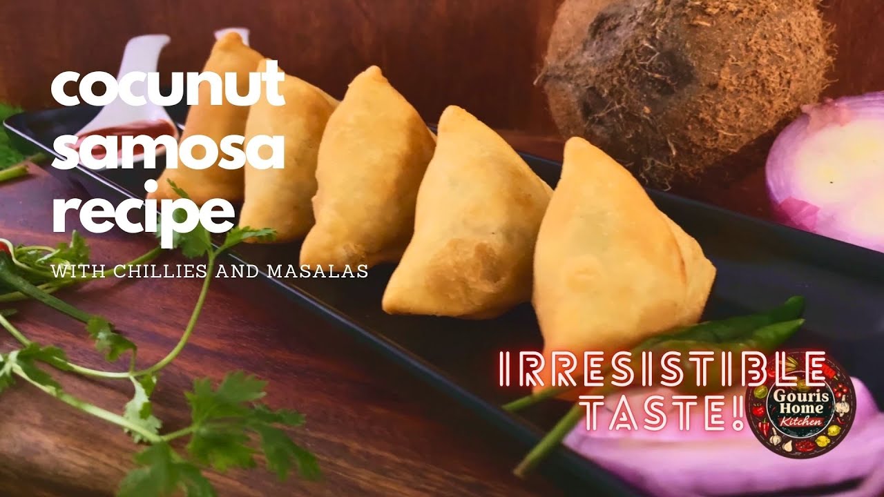 Coconut Samosa Recipe | Crispy, Sweet & Irresistible Snack! - YouTube