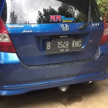 HONDA JAZZ GE3 | MUFFLER M-02 | ULIR HURICANE - YouTube