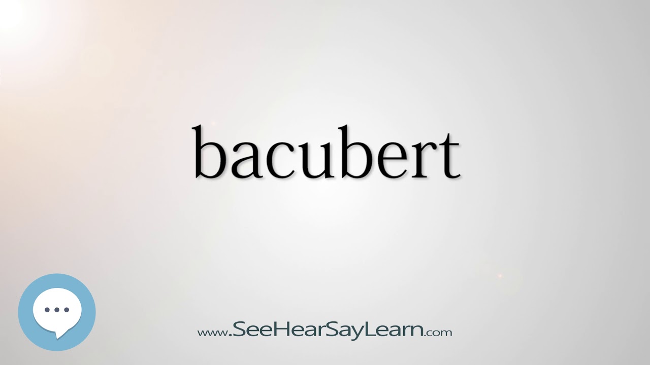 bacubert - YouTube