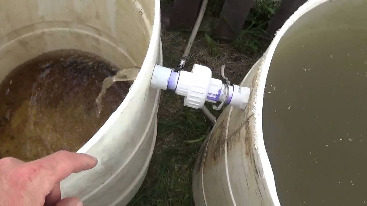Rain Barrel Overflow Demo - YouTube