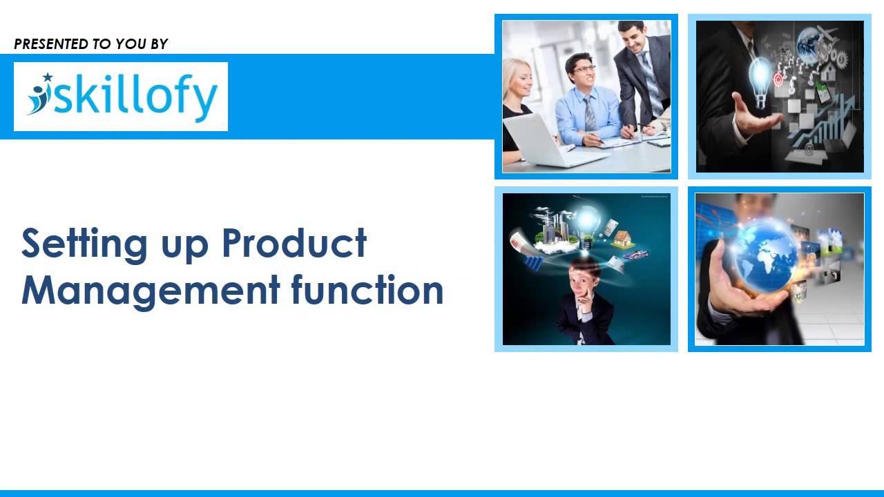 Setting up product management function - YouTube