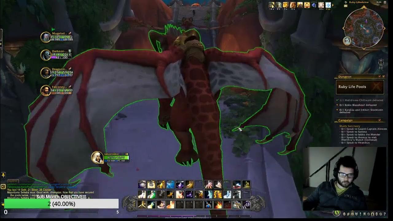 Dragonflight new dungeon : Ruby Life Pools - YouTube