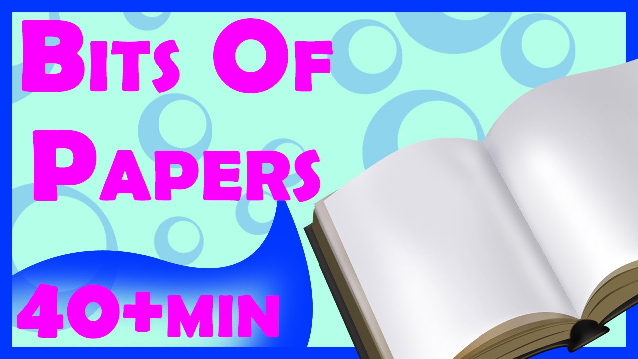 Bits of Paper - 2D Animation English Nursery rhyme for children with ...