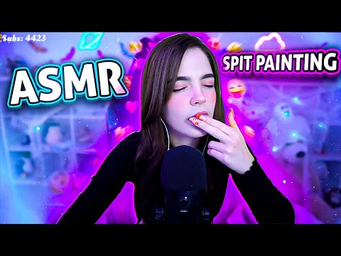 ASMR DE SPIT PAINTING 👄 | Staryuuki