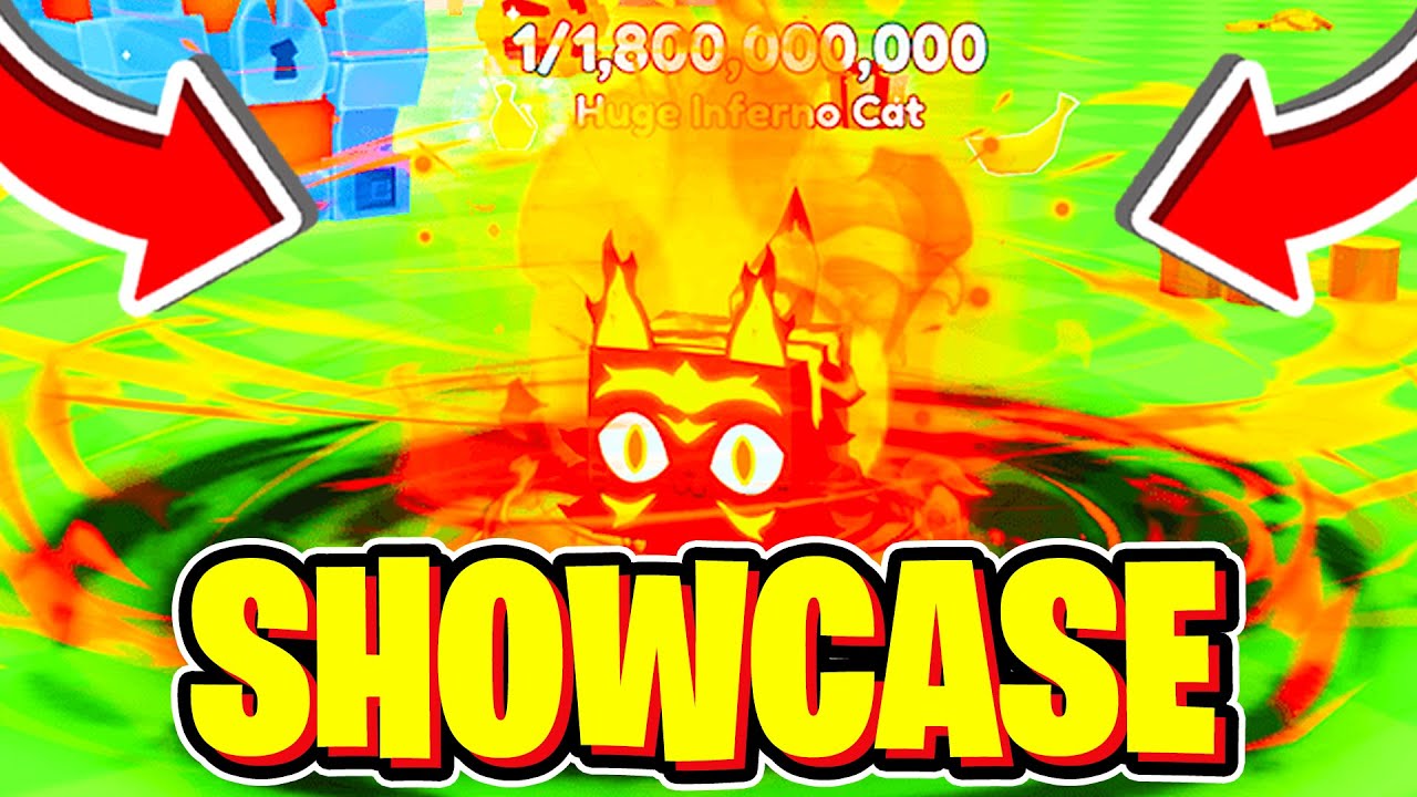 How To GET HUGE INFERNO CAT SHOWCASE In PETS GO! Roblox - YouTube