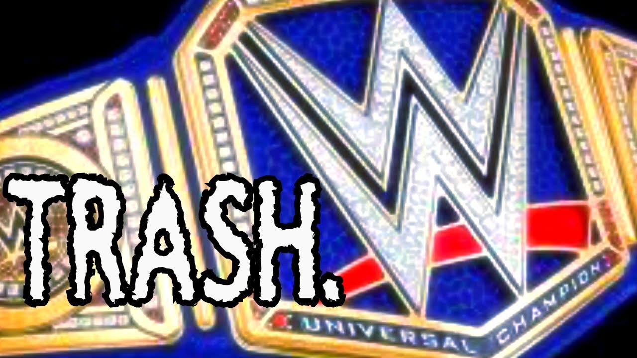 WWF and WWE World Heavyweight Title Design Drip List - YouTube