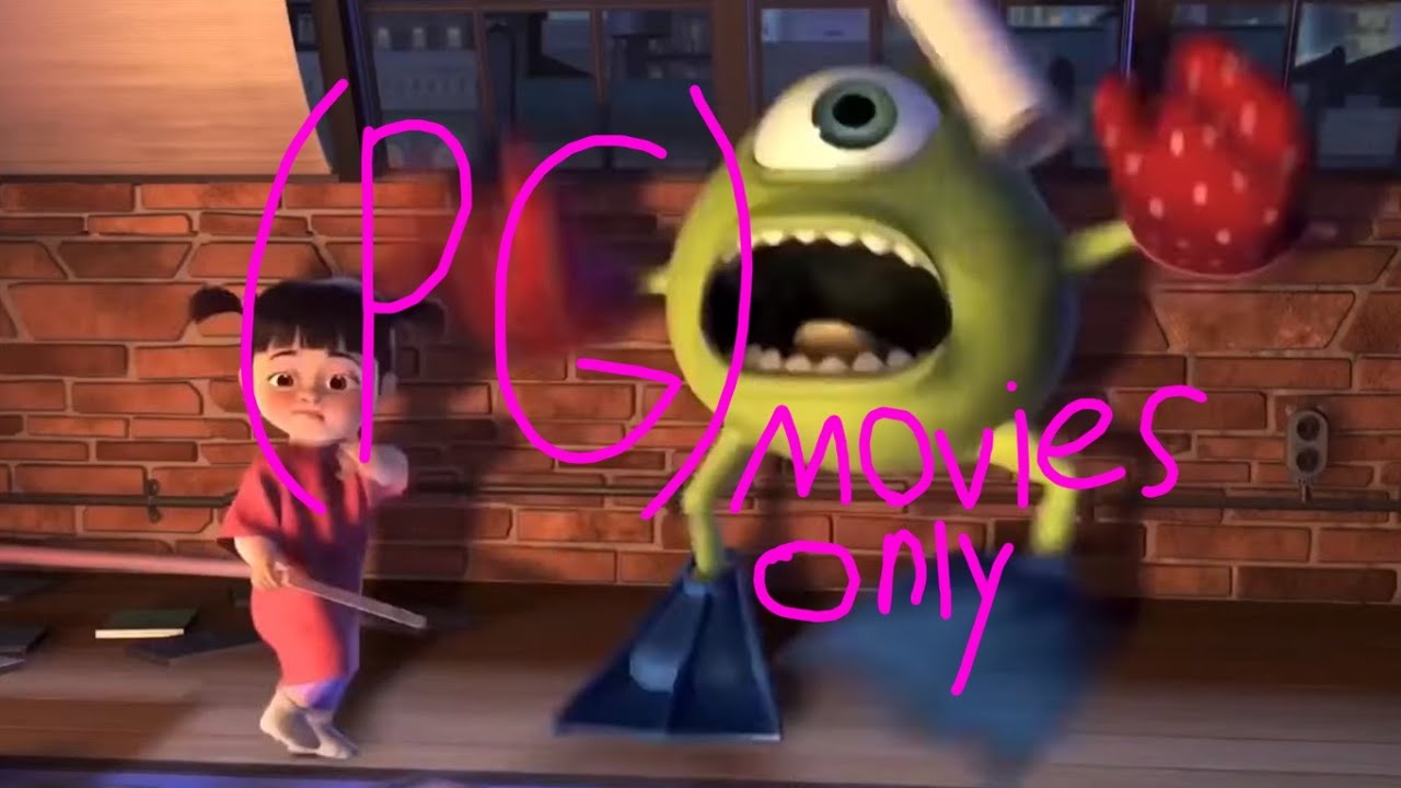 1 Second From 5 Animated Movies (PG) Movies Only - YouTube