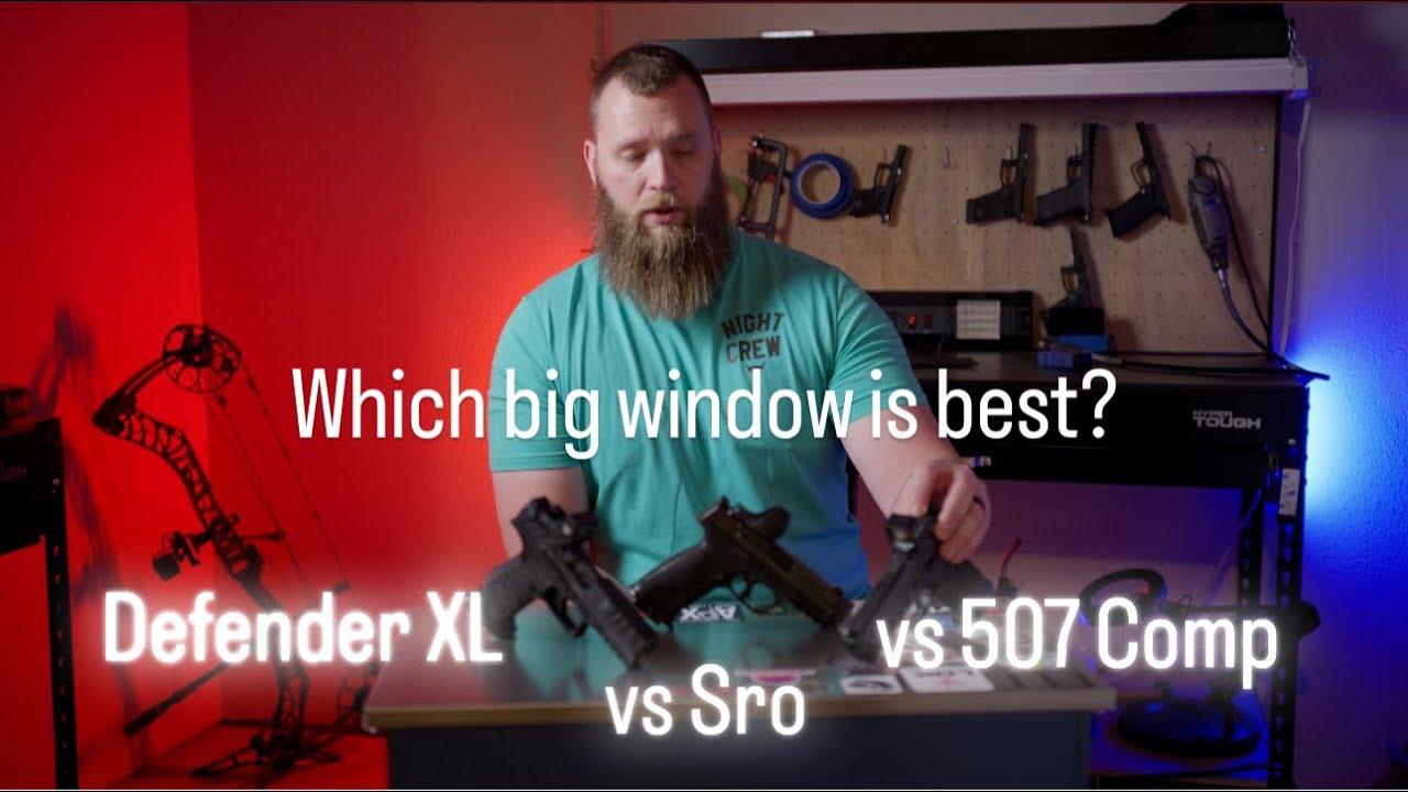 Best Big Window Red Dot? Vortex Defender XL vs. Trijicon SRO vs ...